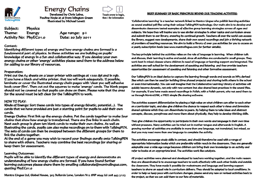 Collaborative Learning : Physics Activities | TalkingPEN UK